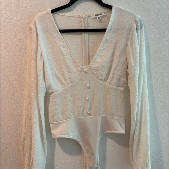 Missguided + | Tops | Misguided Puff Sleeve Bodysuit | Poshmark